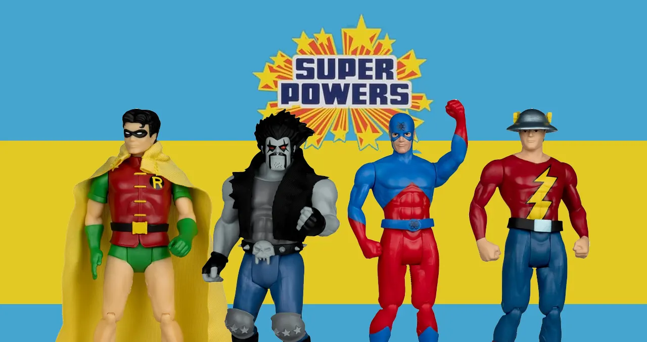 DC Super Powers Wave 10 Lobo, Robin, The Atom & Flash